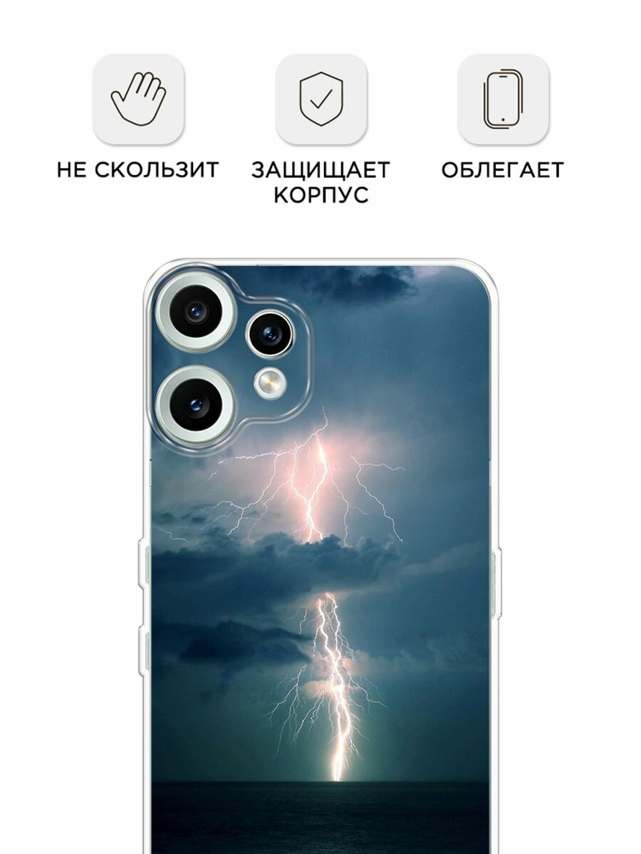 Чехол на CMF Phone 2 Pro / CMF Фон 2 Про с принтом "Молния 1" — фото 1