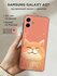 Чехол на Samsung Galaxy A07/A08 / Самсунг А07/А08 с принтом "Довольный рыжий кот...