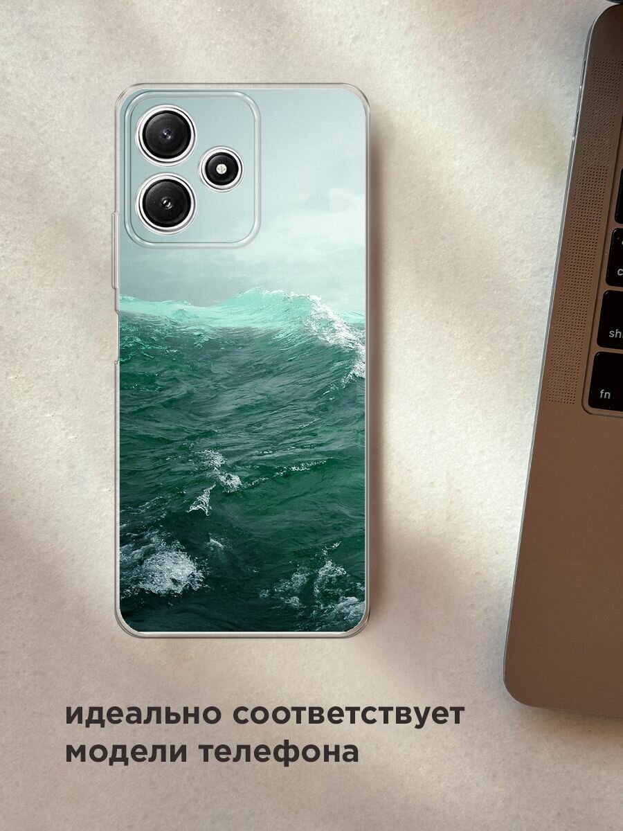 Чехол на Xiaomi Redmi 12 / Сяоми Редми 12 с принтом "Волны 12" — фото 1