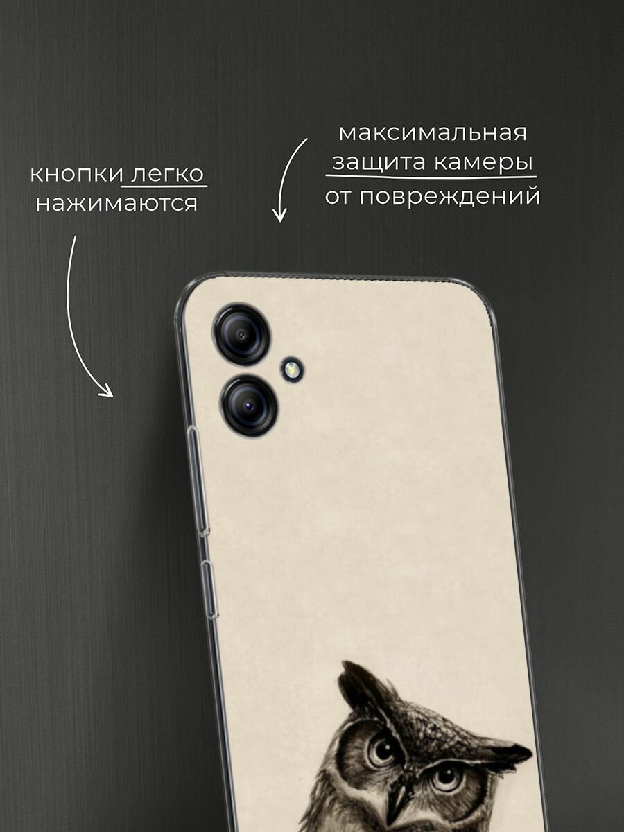 Чехол на Samsung Galaxy A04e / Самсунг A04e с принтом "Сова" — фото 1