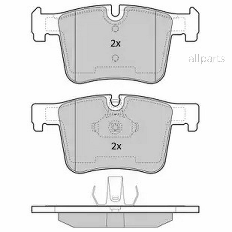 FREMAX FBP1857 колодки дисковые передние!\ BMW X3 F25 3.0/2.0d 10>