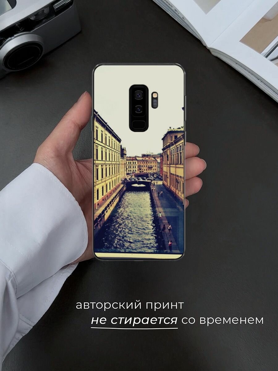 Чехол на Samsung Galaxy S9 + / Самсунг Галакси С9 Плюс с принтом "Санкт-Петербург" — фото 1