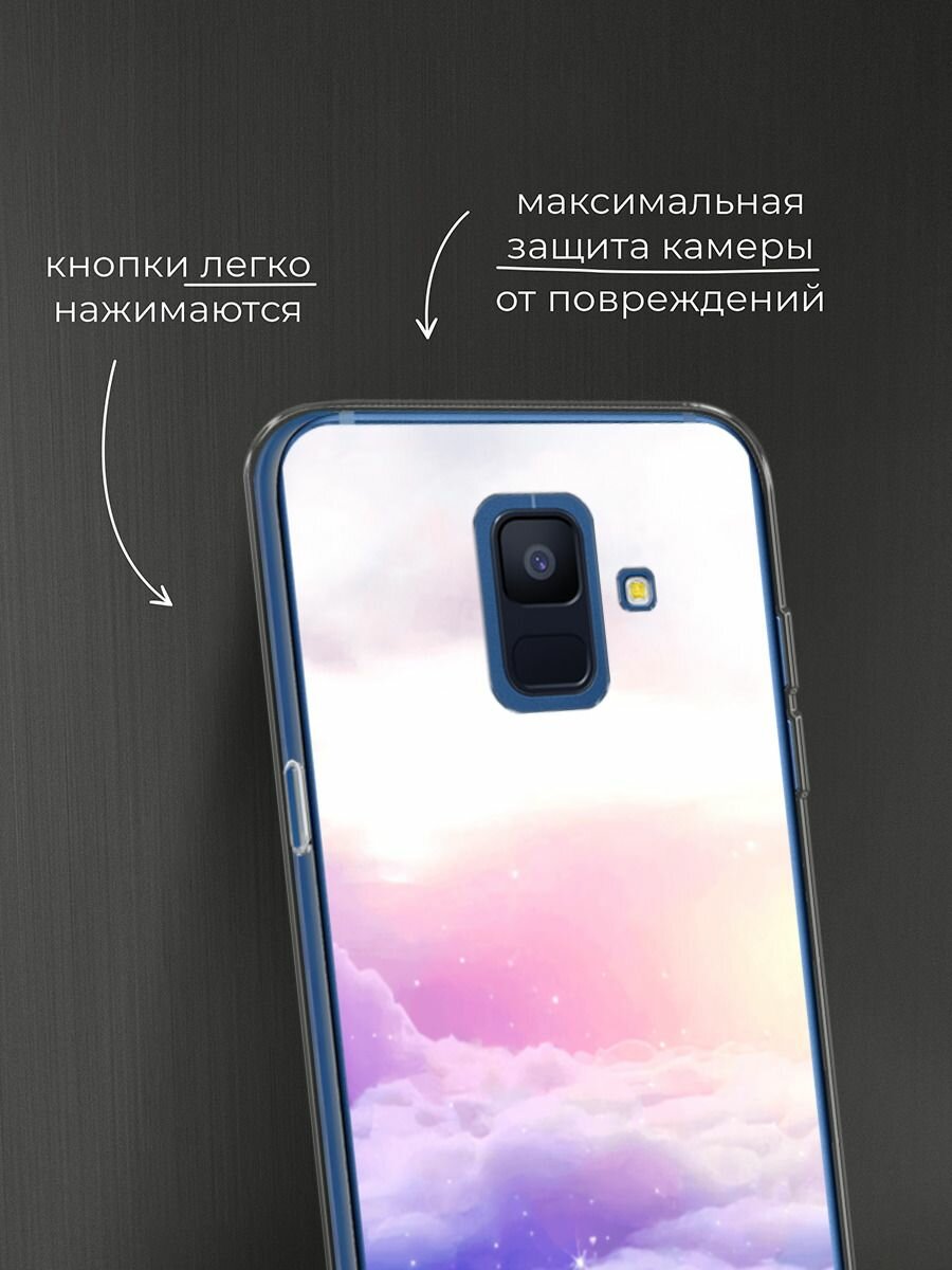 Чехол на Samsung Galaxy A6 / Самсунг Галакси А6 с принтом "Небеса" — фото 1