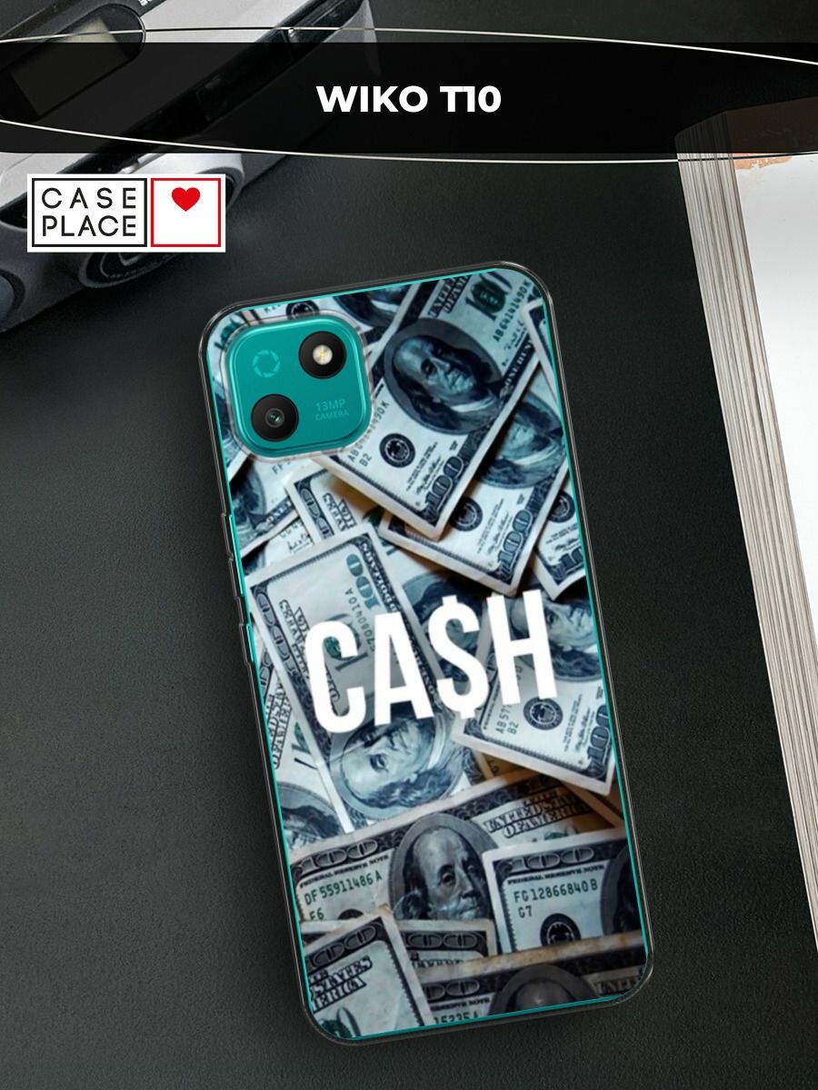 Силиконовый чехол на Wiko T10 / Вико Т10 с принтом "Cash"