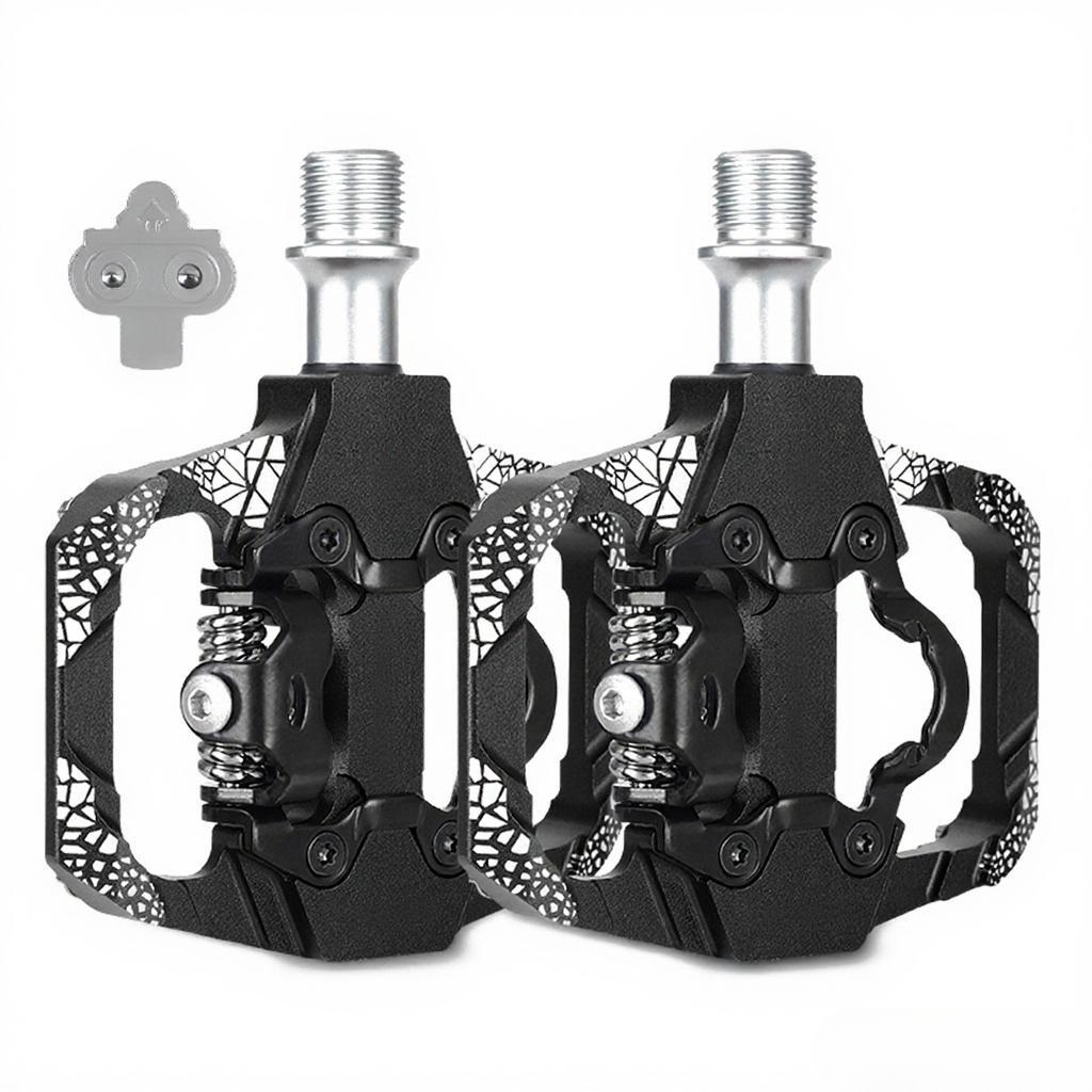 MTB педали Dual Platform SPD без зажимов для велосипеда с герметичными подшипниками для горных и шоссейных велосипедов