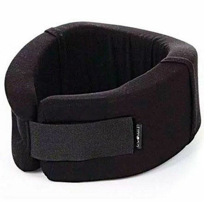 Бандаж Экотен для фиксации шейного отдела позвоночника, для взрослых, высота 10 см, длина 50 см, черный