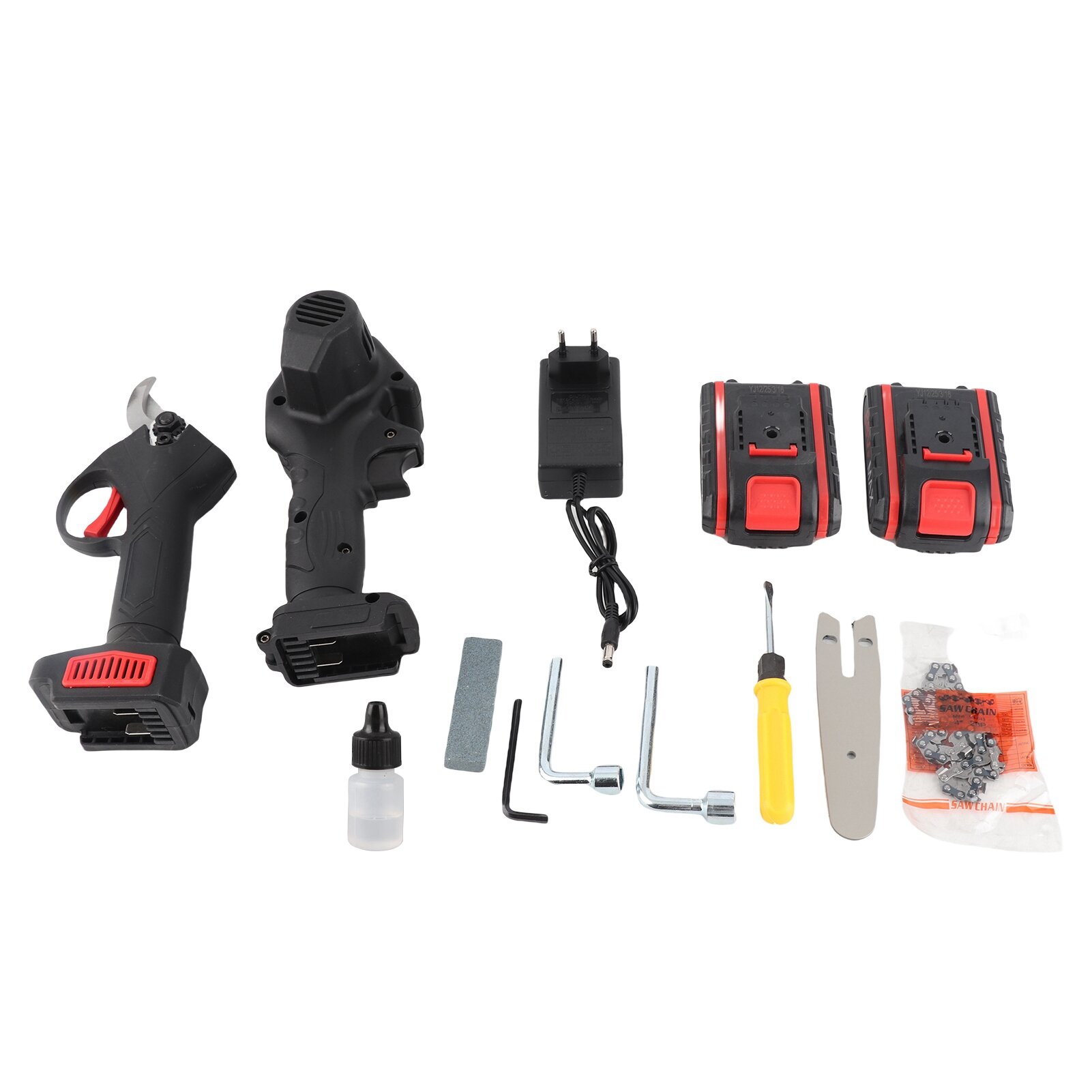 Электрический комплект взимания бесщеточных обрезков и матовая электрическая цепная пила для обрезки деревьев и резания ветви