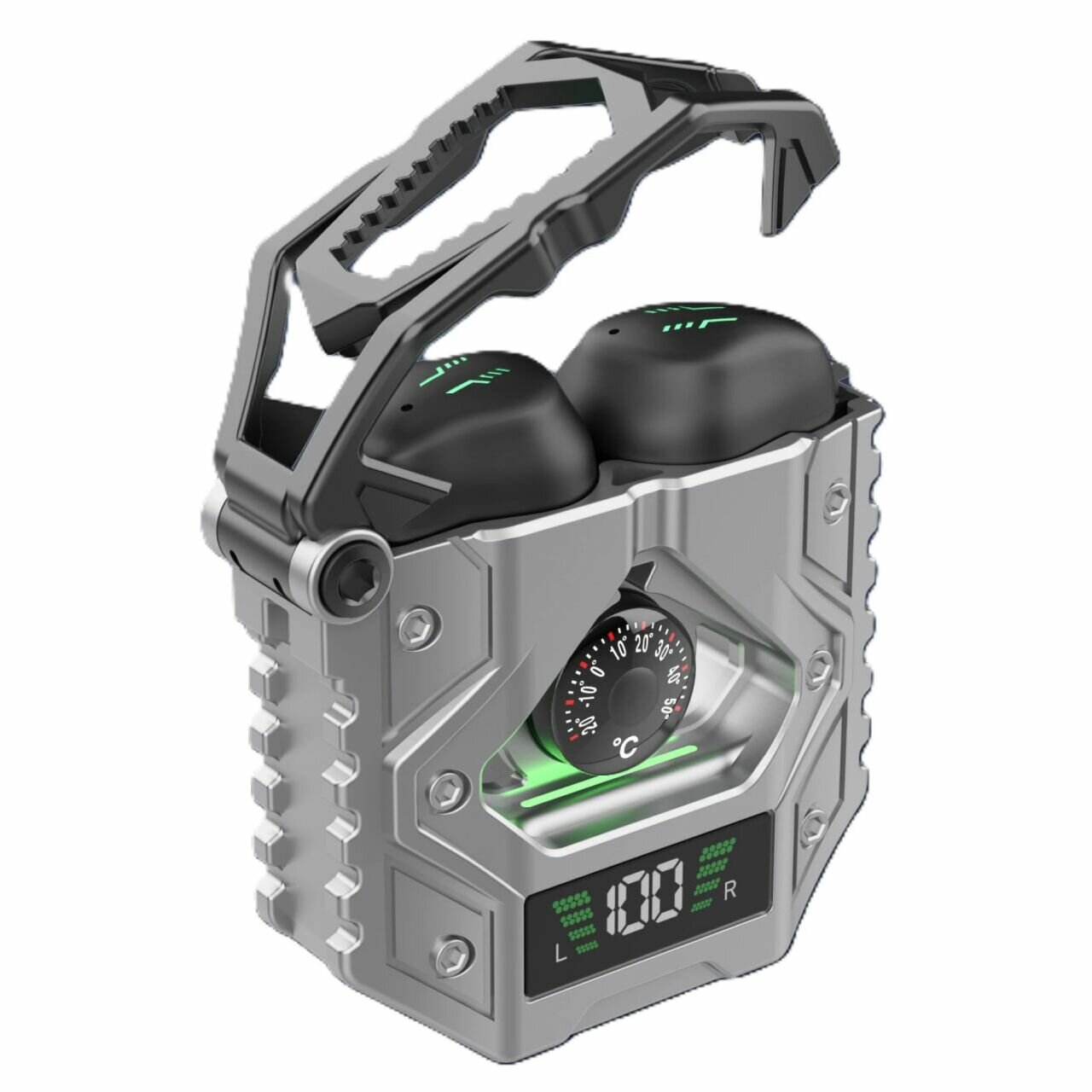 Наушники внутриканальные с микрофоном Nebula NG-TWS07, Gaming SPACEWALK, Bluetooth, TWS, цвет: серый.