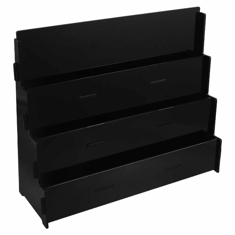 Прочный черный акриловый подставка для бейсбольных карт для хранения и организации