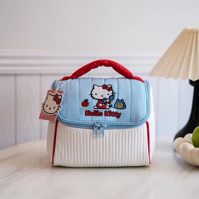 Косметичка Miniso Hello Kitty ZT289, для девочек, текстиль, 20 см