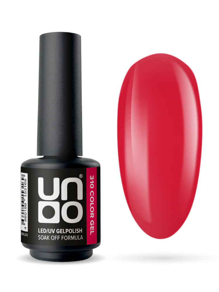 Гель-лак UNO "Barberry", розовый, для маникюра, стойкость до 3 недель, 8 гр