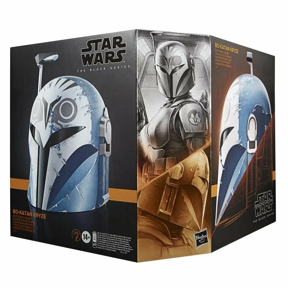 Hasbro Star Wars The Black Series Bo-Katan Kryze / Электронный игрушечный шлем с дальномером, коллекционный предмет для ролевых игр Мандалорианец, Игрушки от 14 лет и старше, Звездные войны