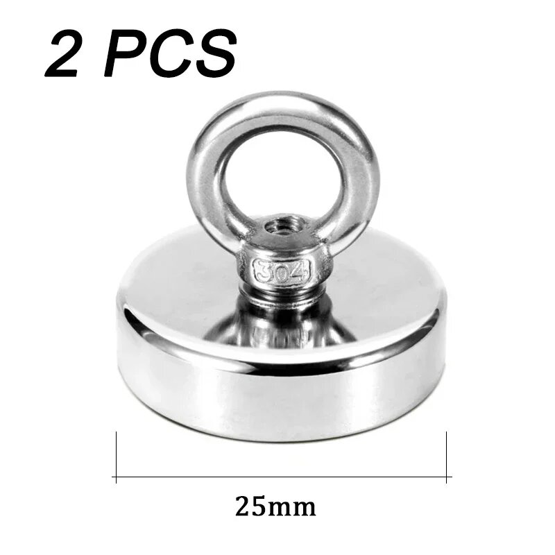 Неодимовые магниты Iman Ima для магнитной рыбалки (2 PCS) KND25