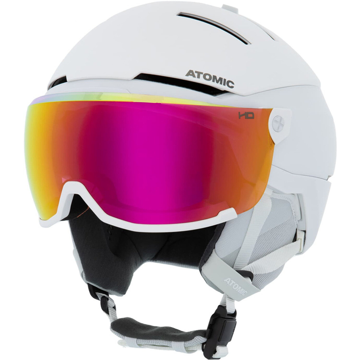 Горнолыжный шлем Atomic Savor GT Amid Visor HD White Heather Cat. 3-2 24/25 Белый, для мужчин , Белый