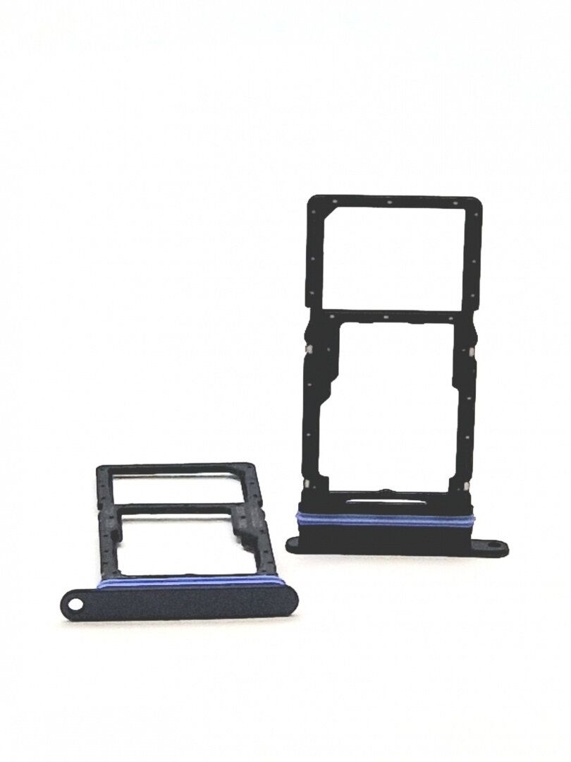 Слот SIM/ microSD-карт для Samsung Galaxy A16 4G (A165F) черный