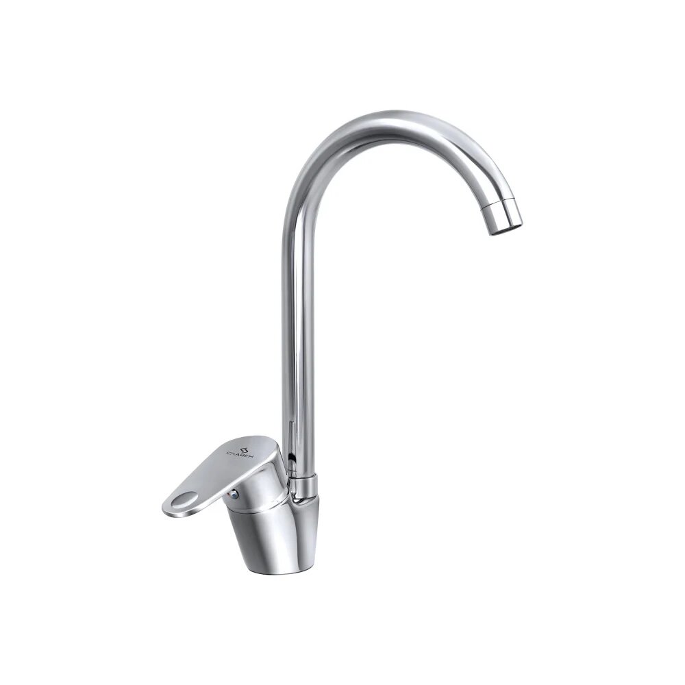 Славен Смеситель для мойки с высоким изливом, одноручный СЛ-ОД-Л22