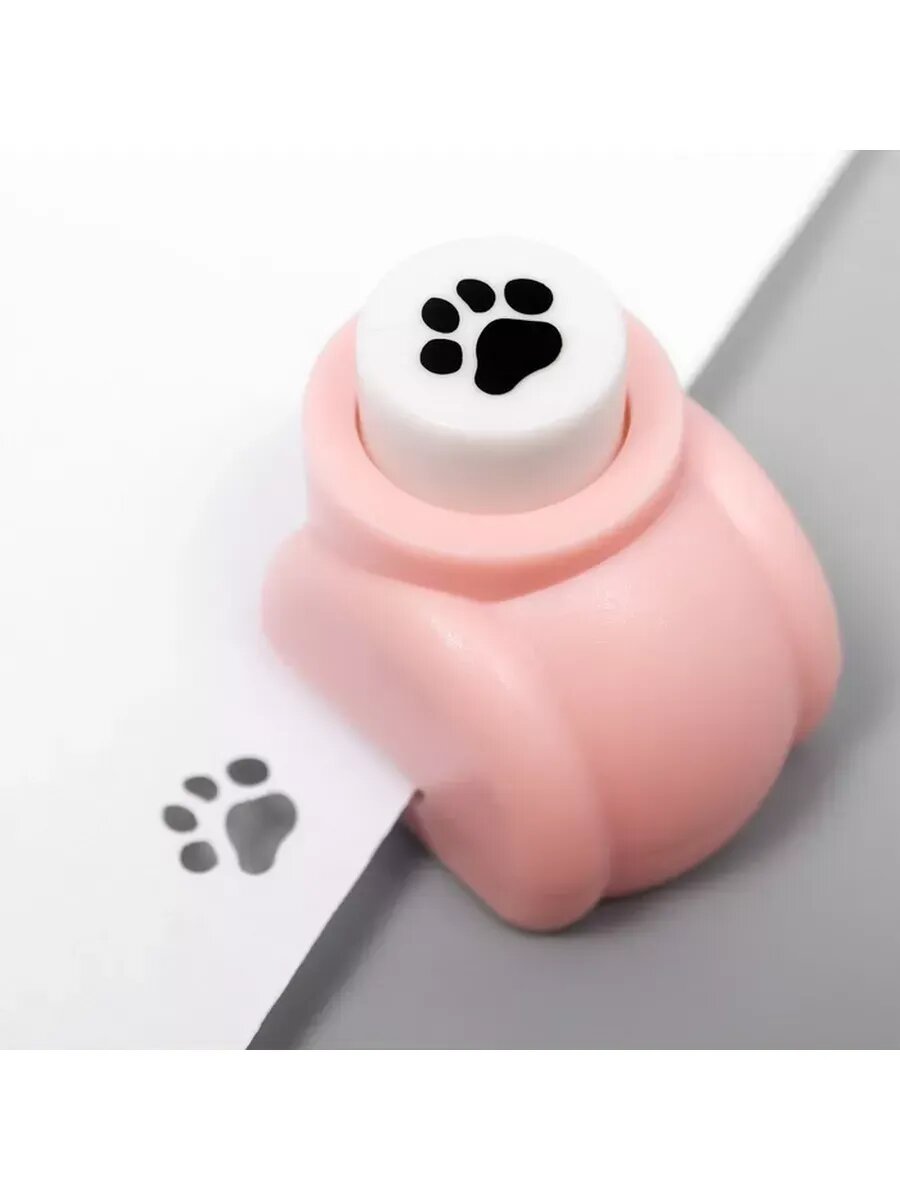 Дырокол фигурный "Отпечаток лапки" d-0,8 см 3х2,5х2,5 см