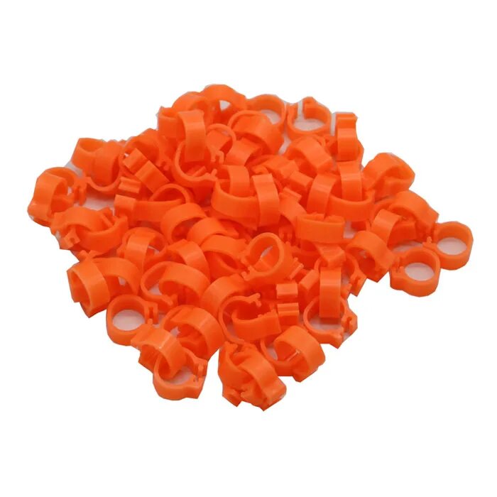 Кольца для голубей 8 мм пластиковые 100 шт