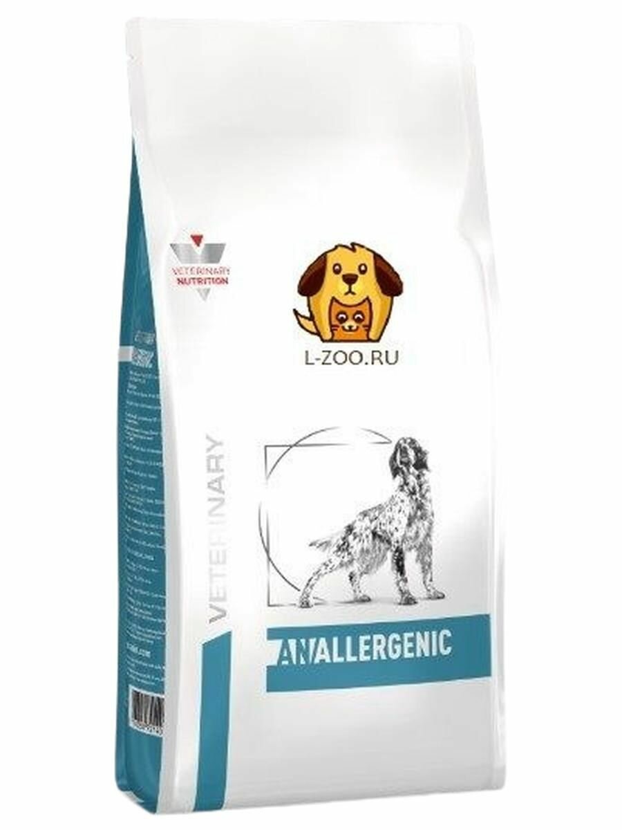 Anallergenic Dog (8кг) Корм сухой полнорационный диетический для взрослых собак, применяемый при пищевой аллергии или пищевой непереносимости. Ветеринарная диета.