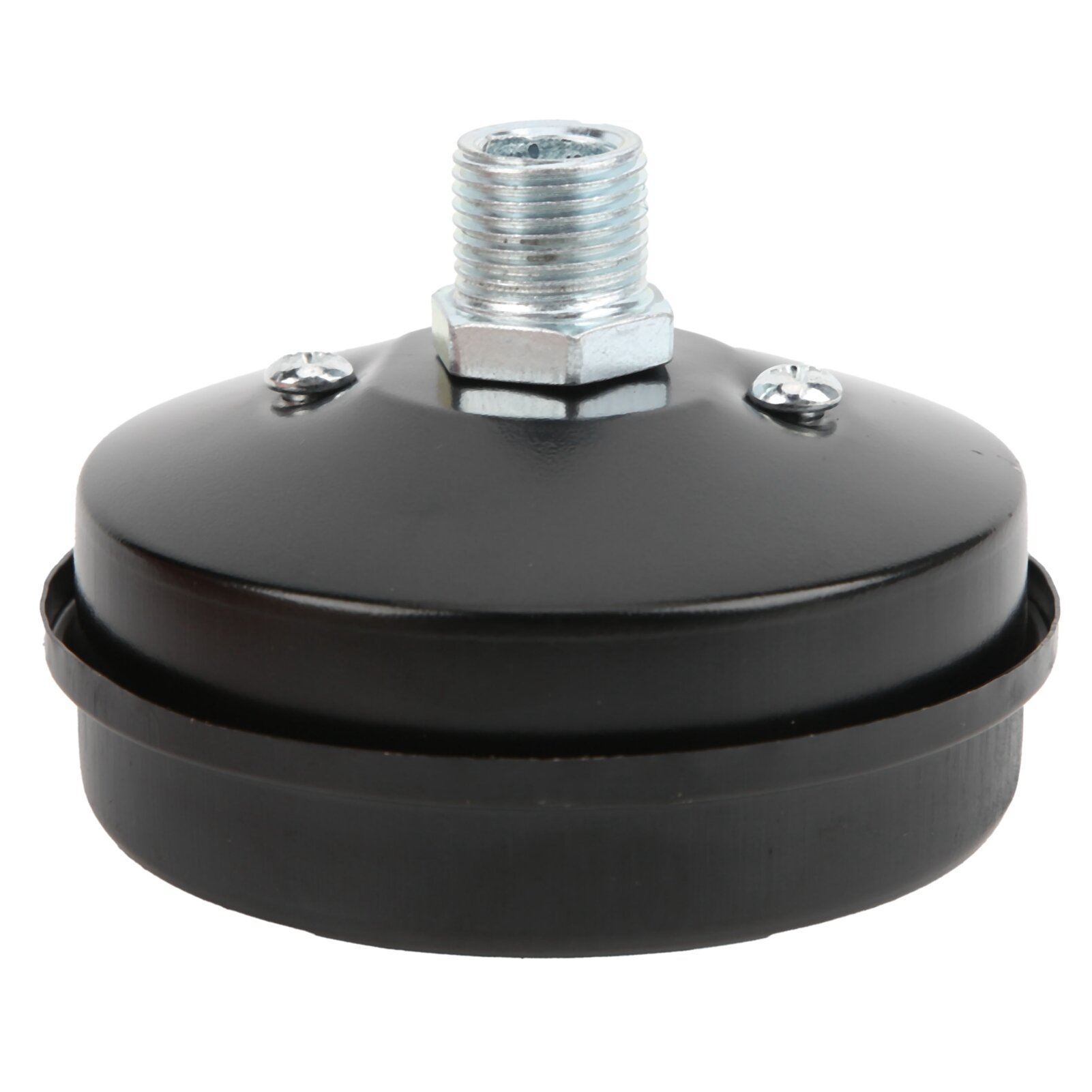 Глушитель воздушного компрессора с железным корпусом, плоский глушитель, небольшой фильтр прямого соединения, впускной патрубок G3/8 16,2 мм