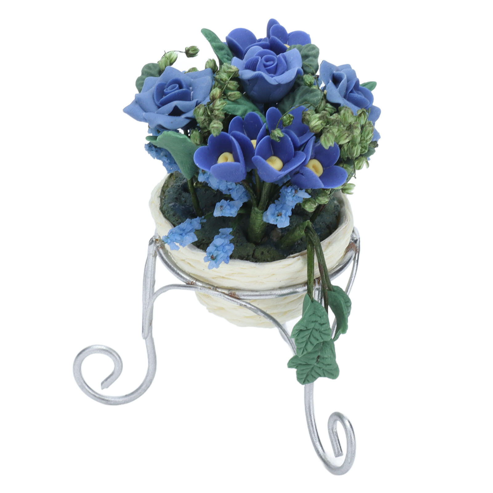 Миниатюрные цветы для волшебного сада, яркие, из качественной глины, для коллекционеров и декорирования домиков