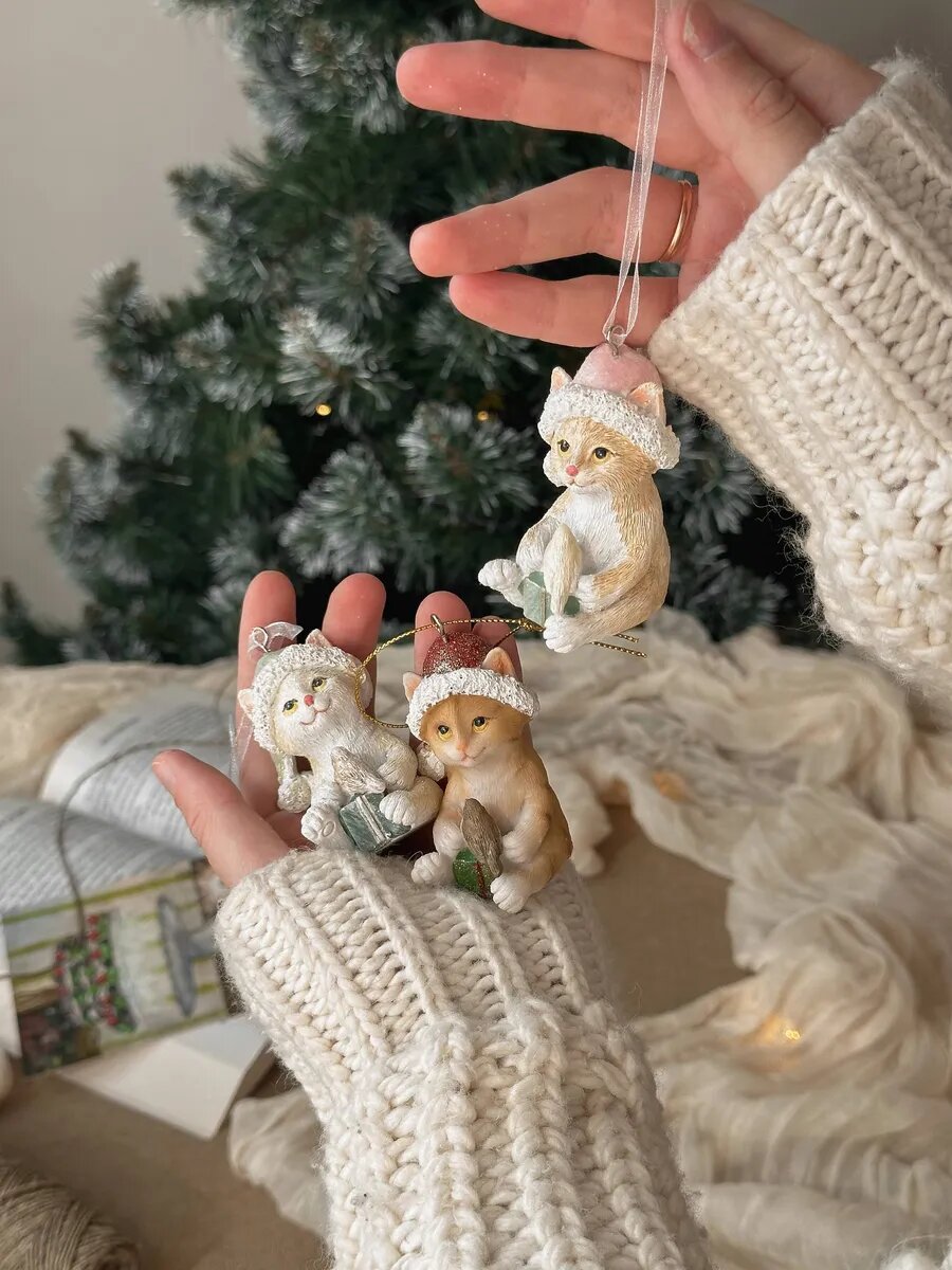 Елочная игрушка Котик — фото 1