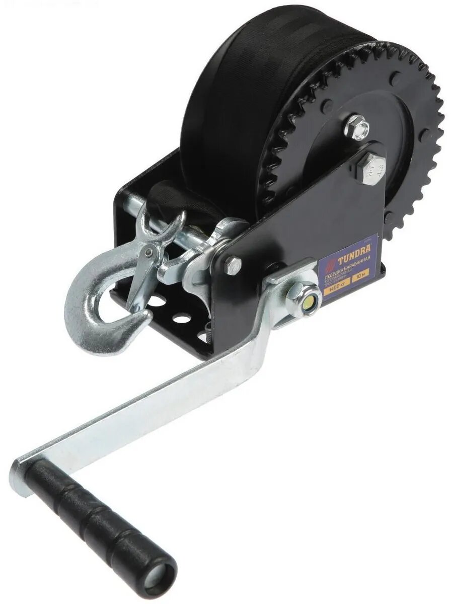 Лебедка ручная барабанная