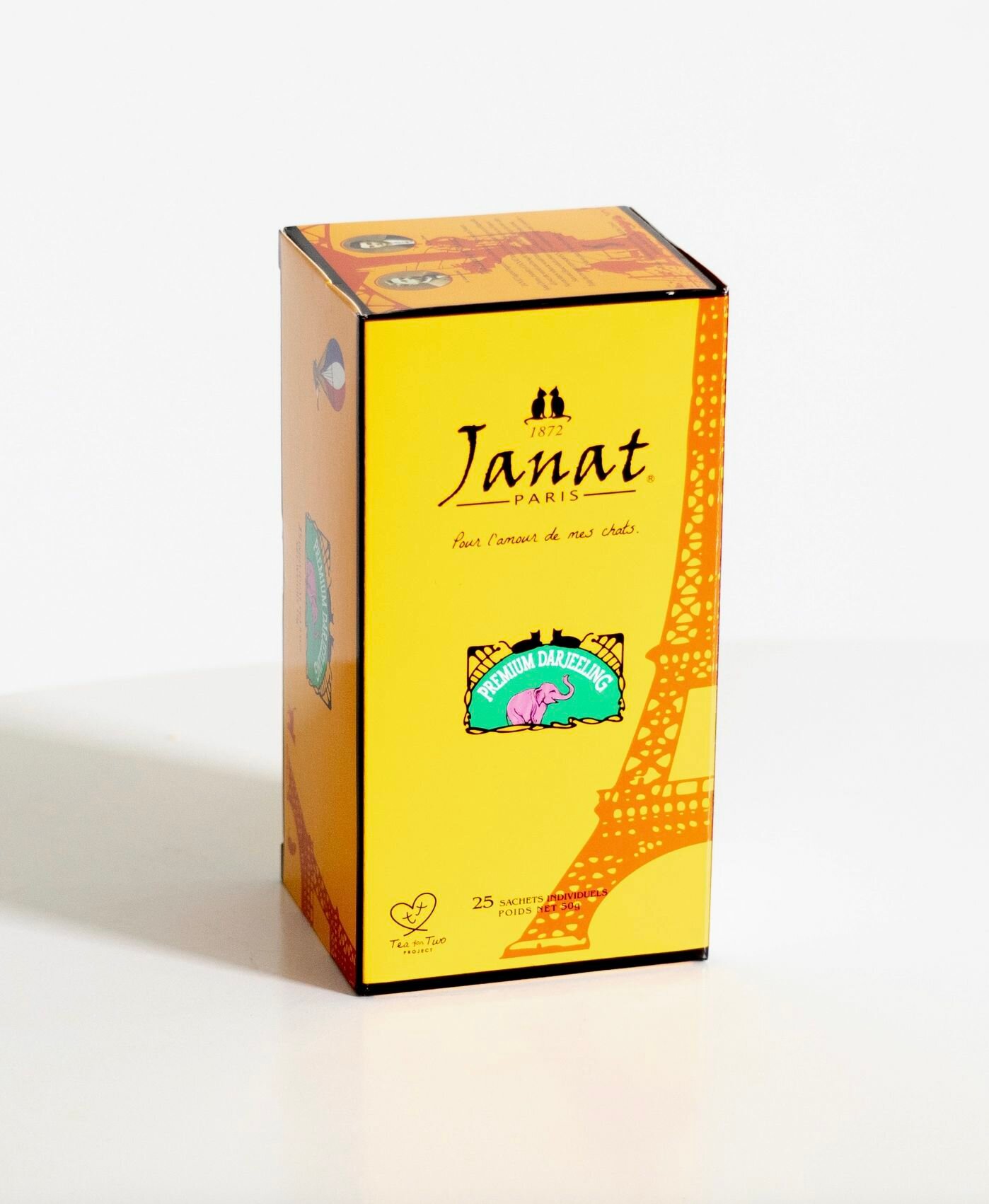 Чай Janat Paris Premium Darjeeling 50 г - 25 пакетиков