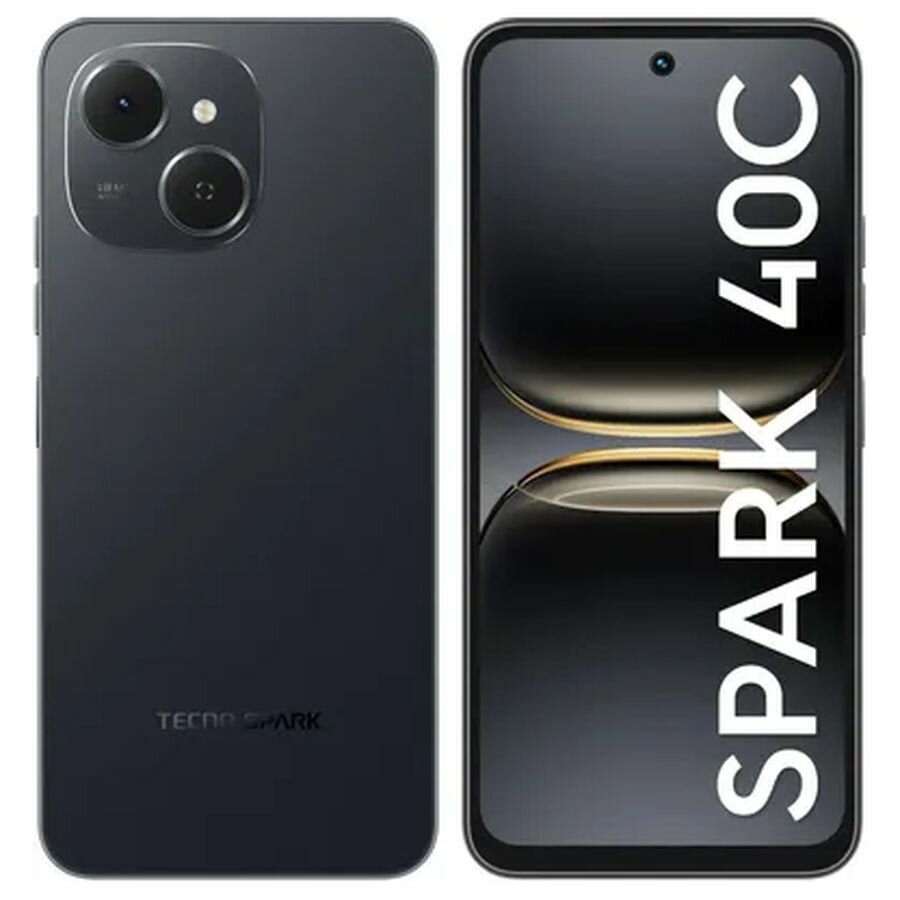 6,67" Смартфон TECNO Spark 40C 8/128 ГБ (SPARK 40C) 2025, черный