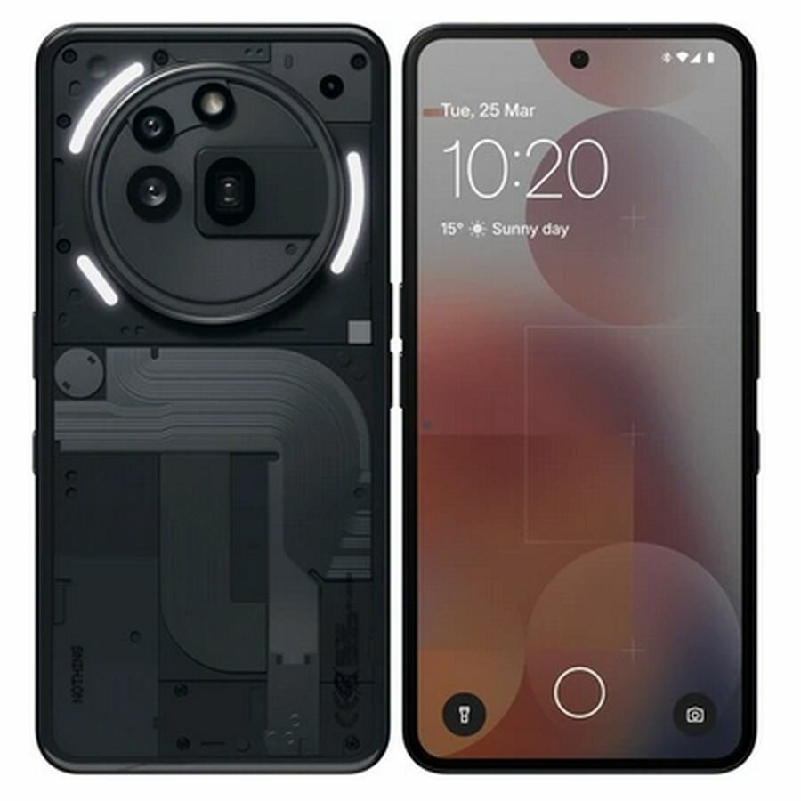 6,77" Смартфон Nothing Phone 3A Pro 12/256 ГБ (PHONE 3A PRO) 2025, черный