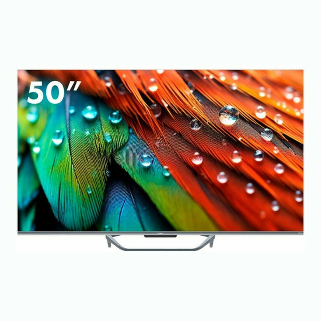 Телевизор Haier 50 Smart TV S4, QLED, 4K Ultra HD, серебристый