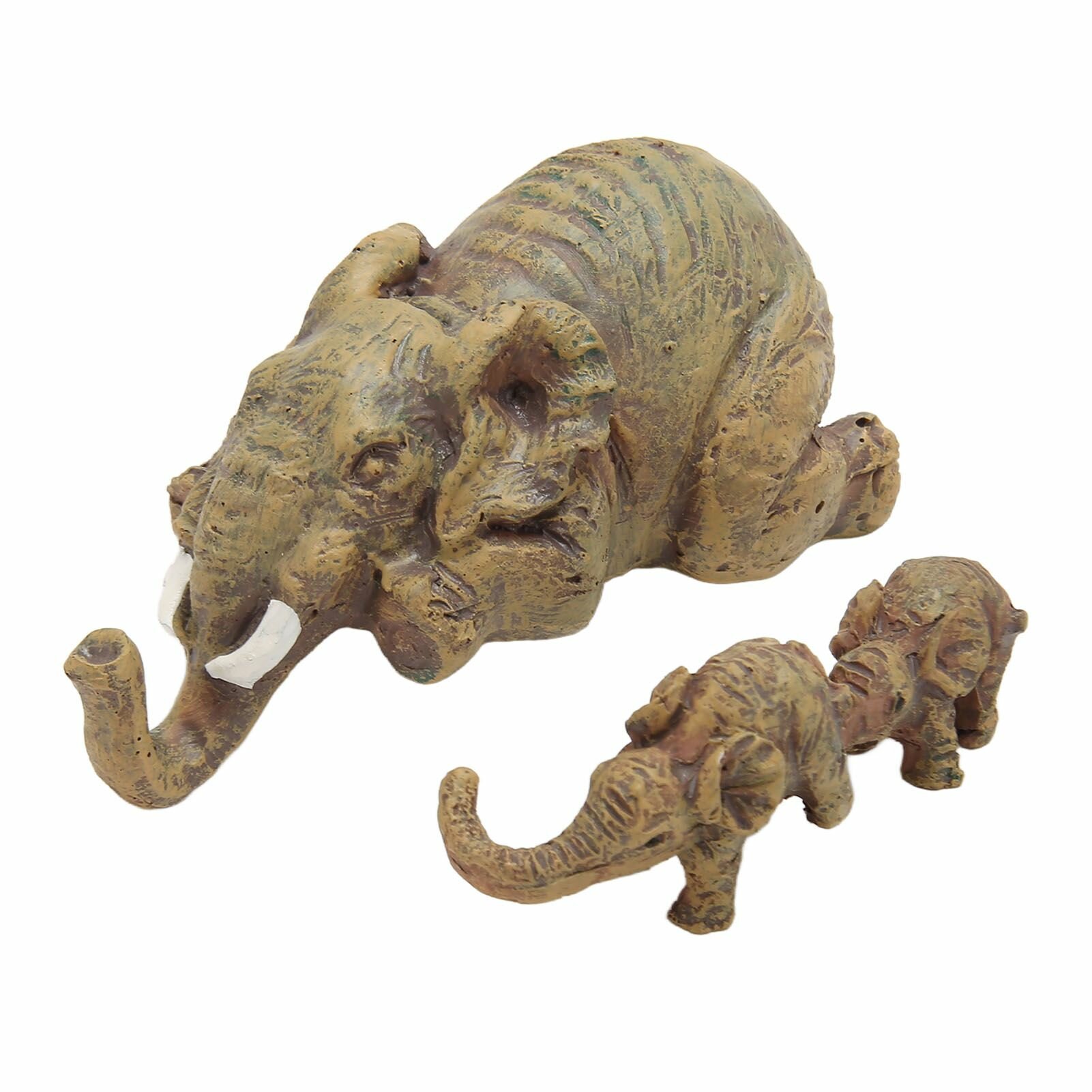 Статуя слона из смолы, инновационная забавная ручная роспись, подвесная статуя матери-слона для гостиной, спальни, офиса WJ7041