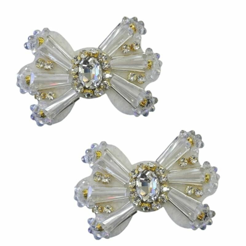 5 шт. Ромбовые банты для декора, Белый