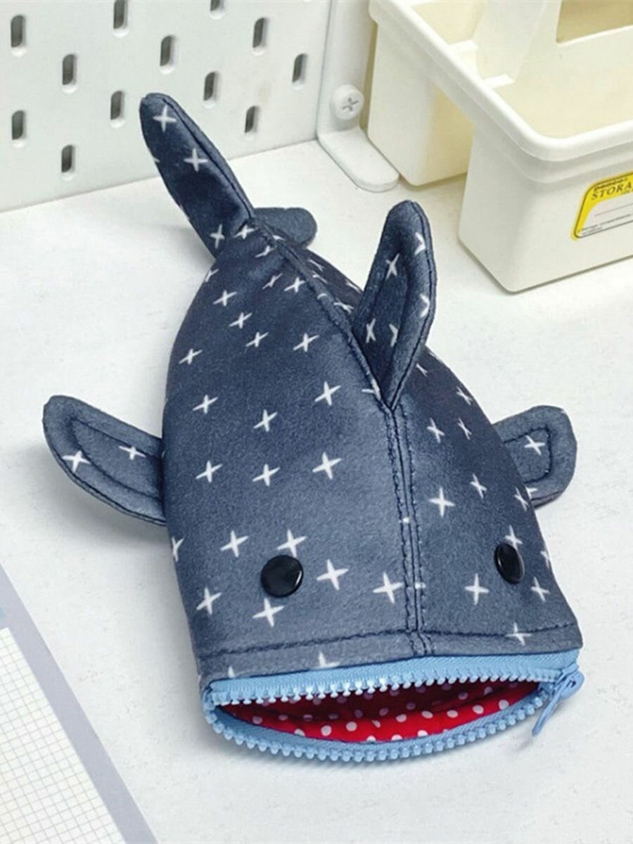 Пенал "Акула", размер 26х13см