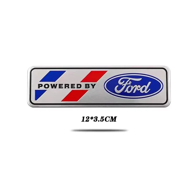 Автомобильный алюминиевый эмблем, значок с наддувом, стильная наклейка, наклейка для Ford S MAX Ranger Focus Fiesta Mondeo Kuga Mustang Escort KA I