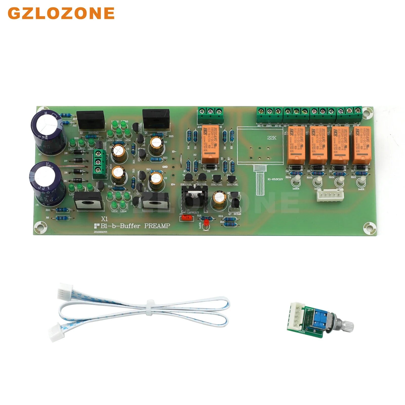 Diyerzone HIFI PASS X1-B1-B буферный предусилитель Finished Board