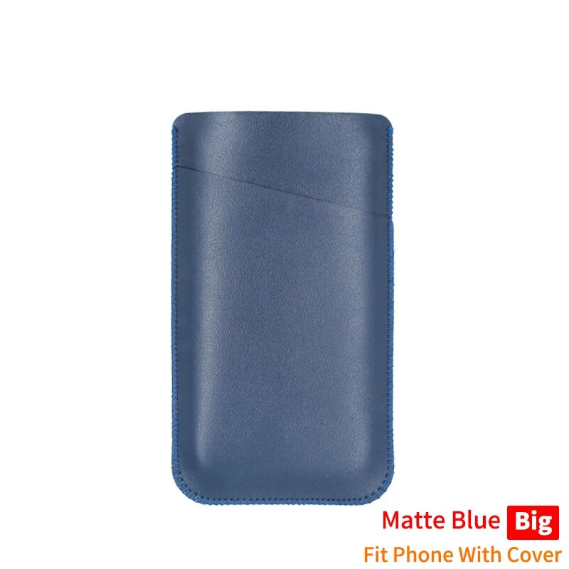 Универсальная Сумка-кошелек Из Искусственной Кожи С Карманом iPhone17 Pro Max, Синий, Matte Blue Big