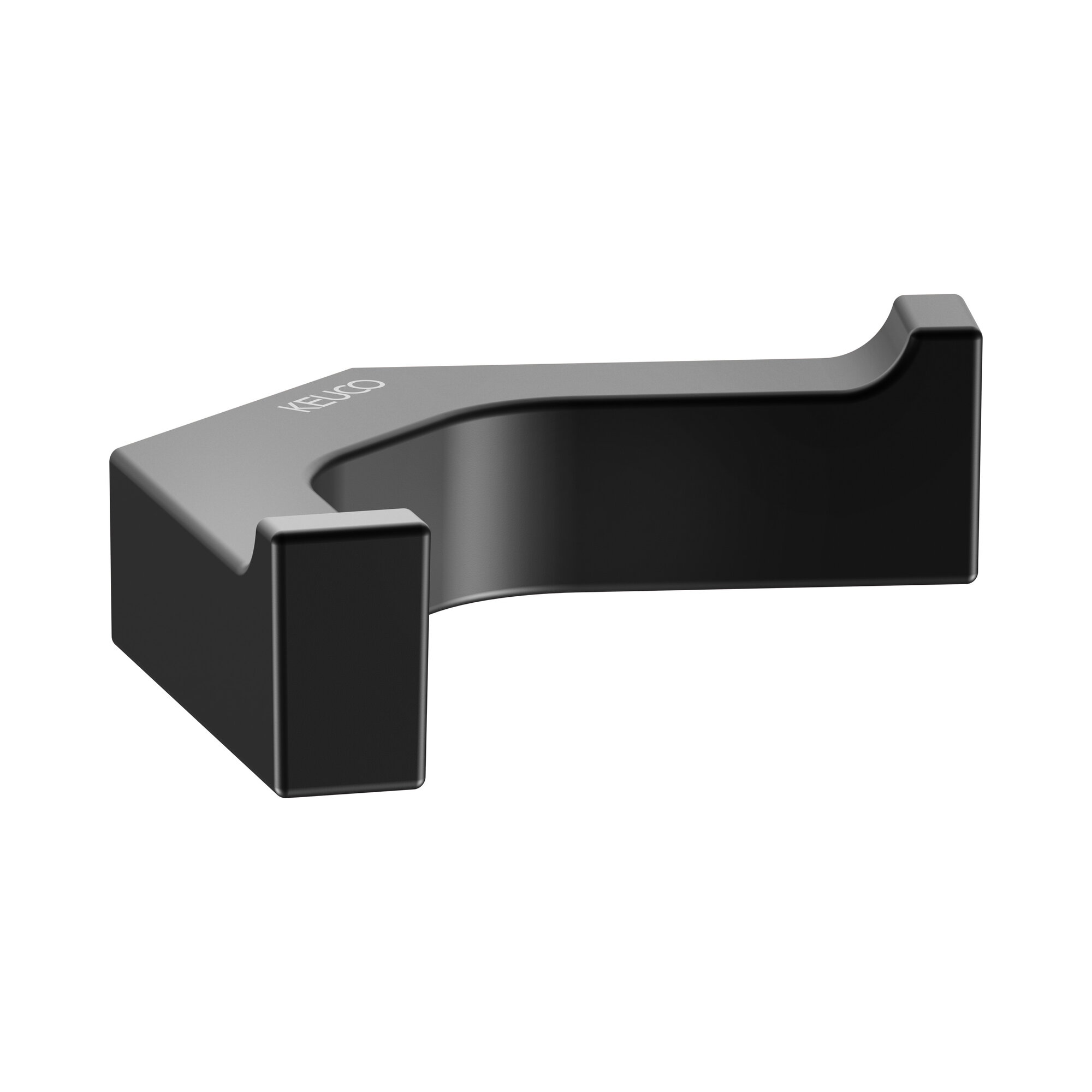 Крючок для полотенца Keuco Edition 11, двойной, чёрный матовый 11115 370000