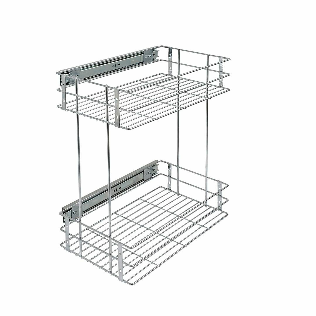 Бутылочница Lemax Prof, сталь, хромированная, с шариковыми направляющими, 300мм
