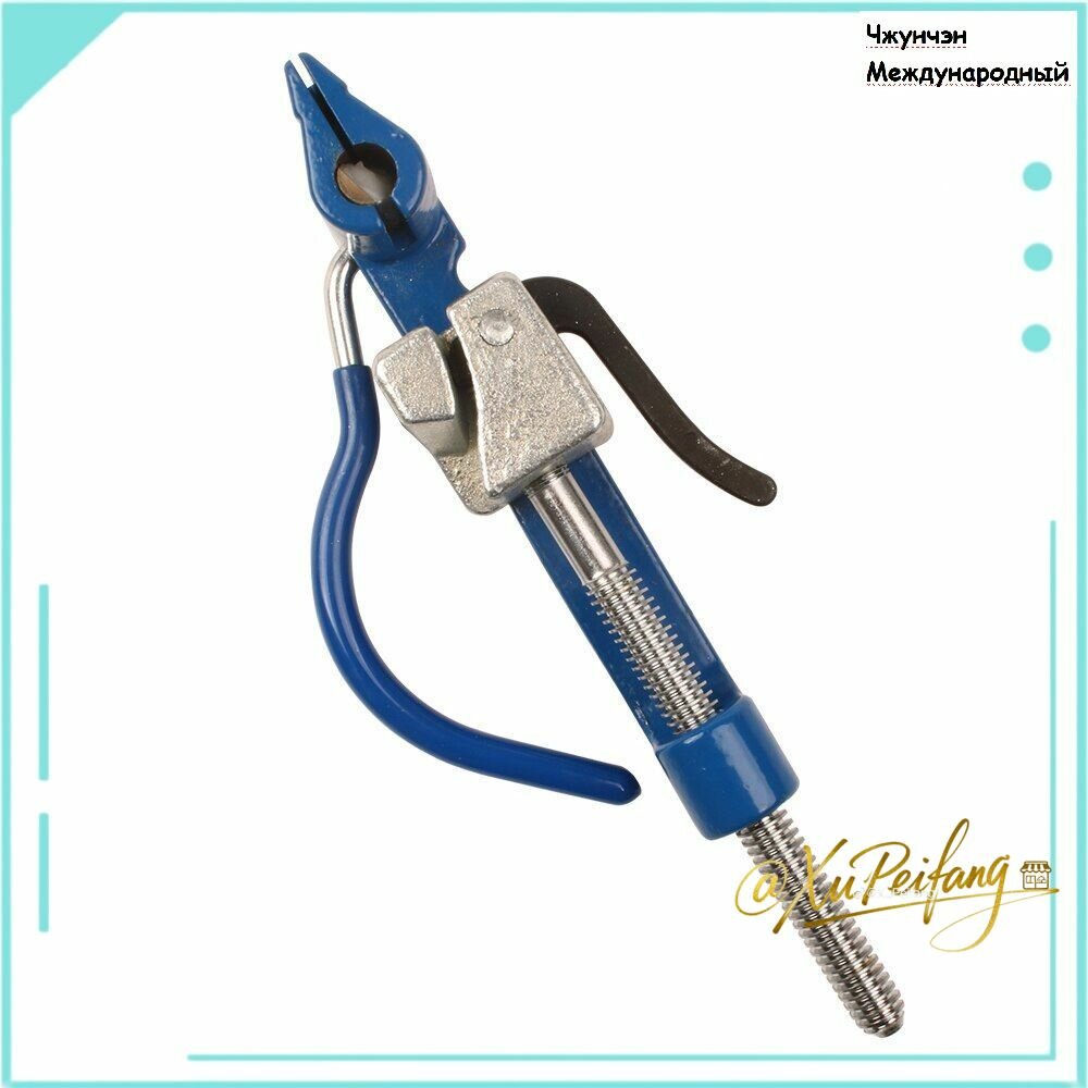 Эксклюзивный инструмент для обрезки и натяжения стальной ленты при монтаже элементов провода СИП