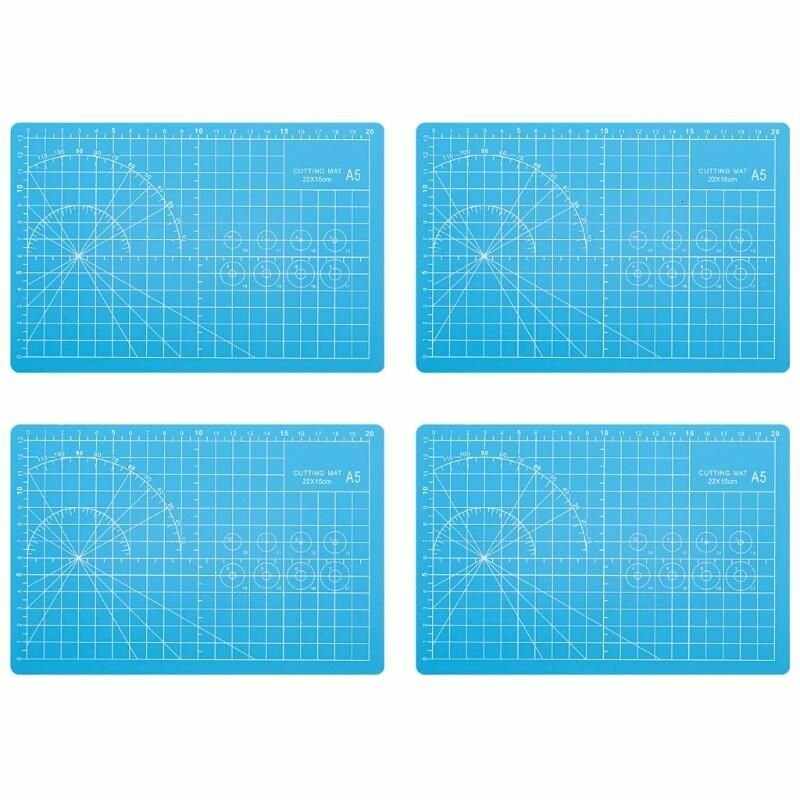 Многофункциональные коврики для резки с разметкой, Синий