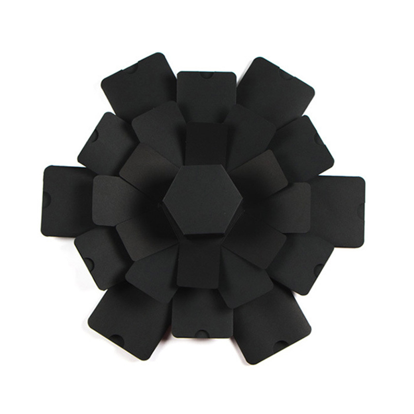 Шестиугольная многослойная коробка для фотоальбома (необходимо собрать)