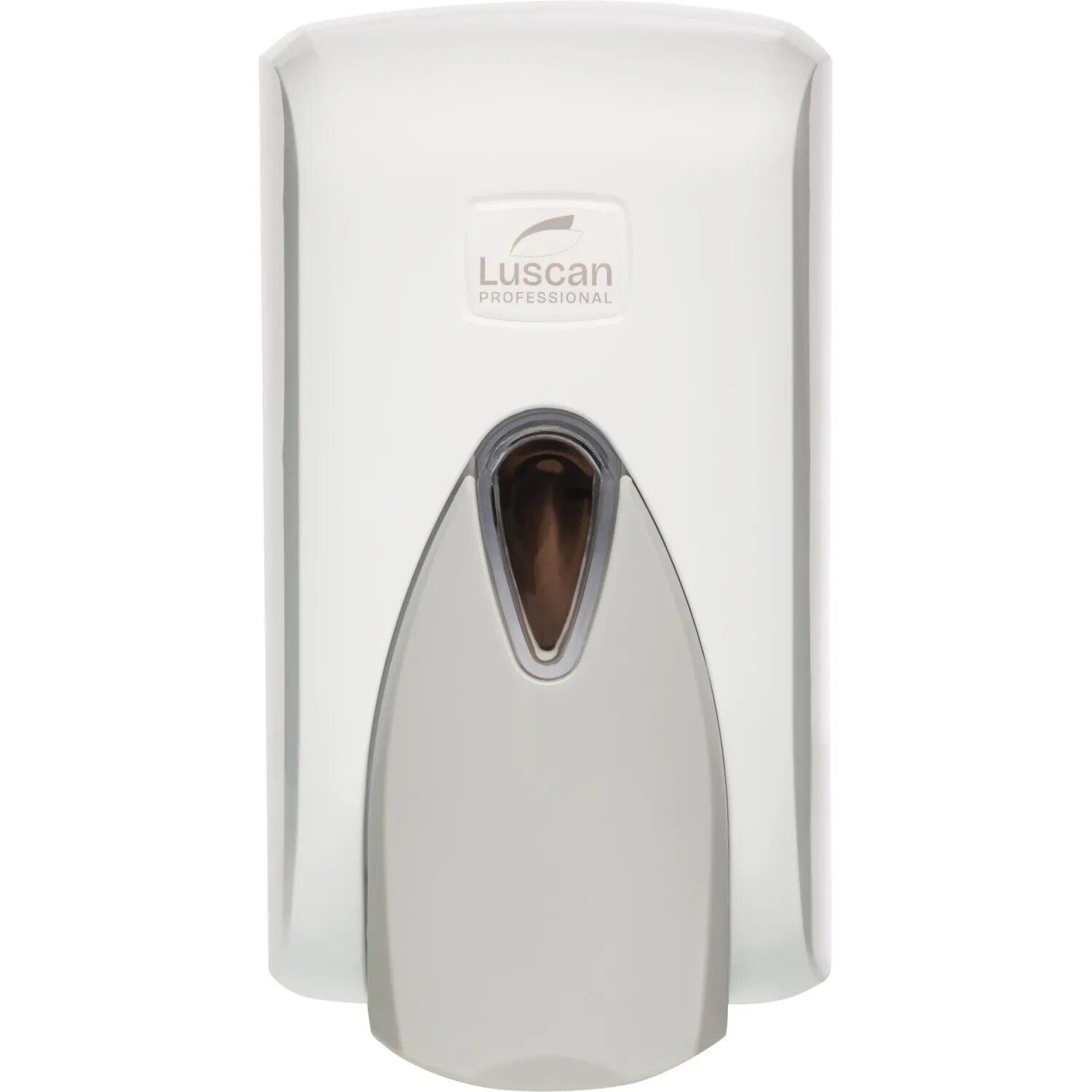 Дозатор для жидкого мыла Luscan Professional 500мл, бело-серый пластик