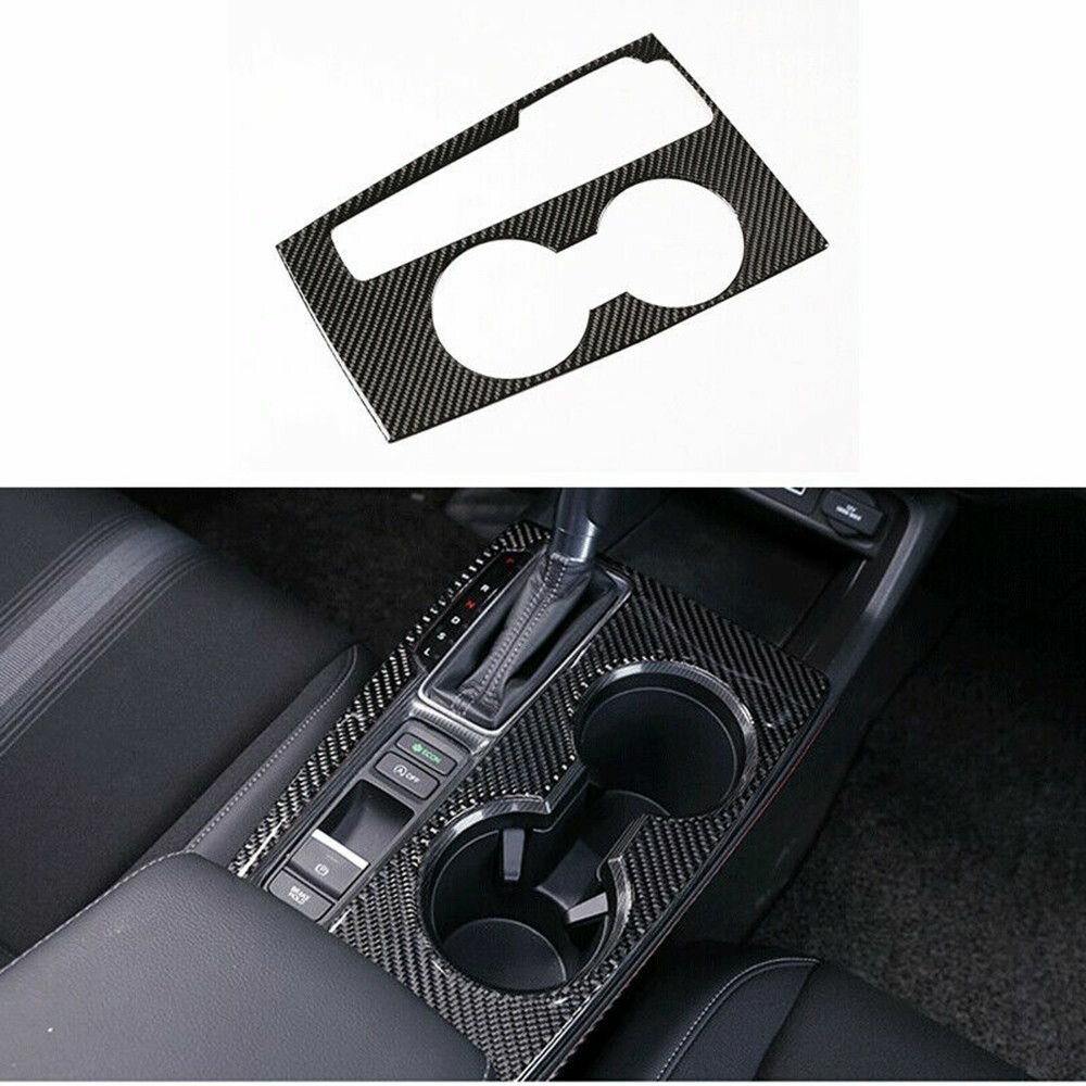 Настоящее углеродное волокно панель переключения передач отделка крышка для Honda Civic 2022 UP-Автодом