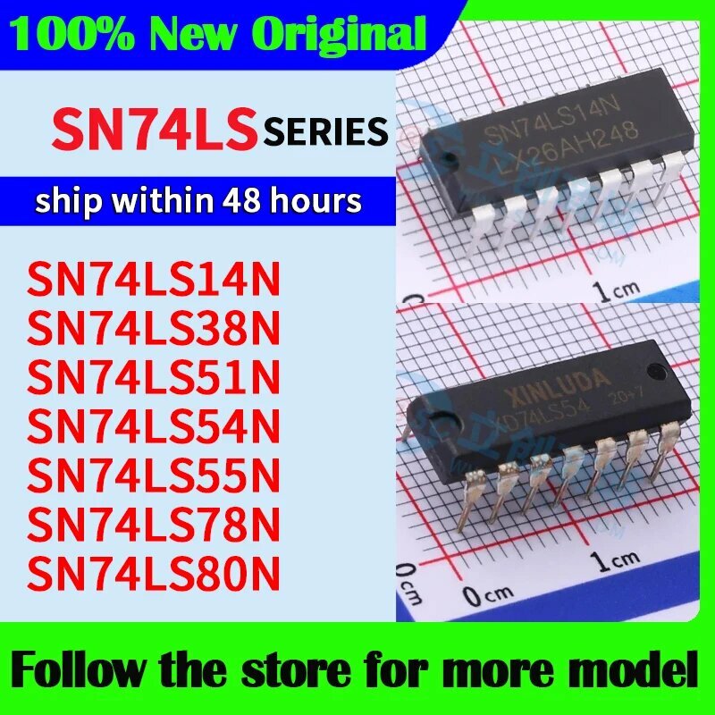 Логические микросхемы SN74LS14N SN74LS38N SN74LS51N SN74LS54N SN74LS55N SN74LS78N SN74LS80N SN74LS51N