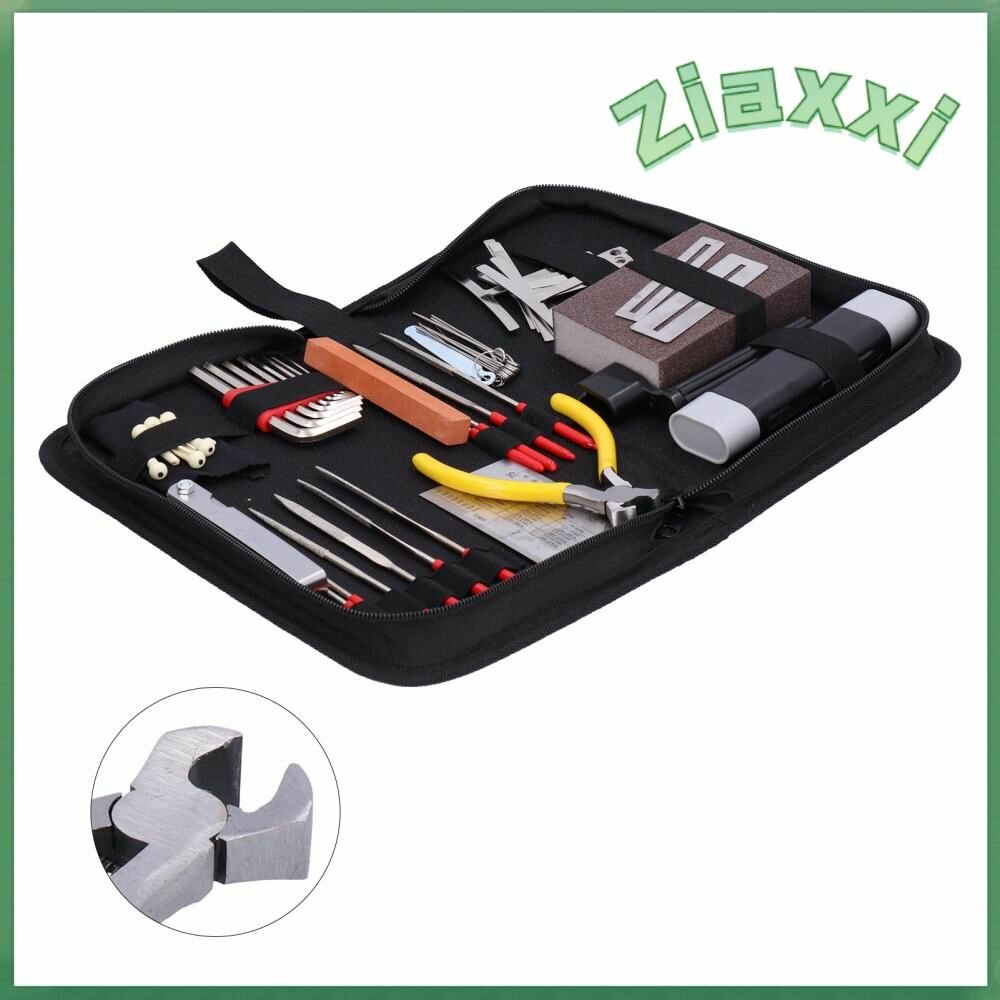 Набор инструментов для ремонта гитары, 45 предметов, для музыкантов и любителей