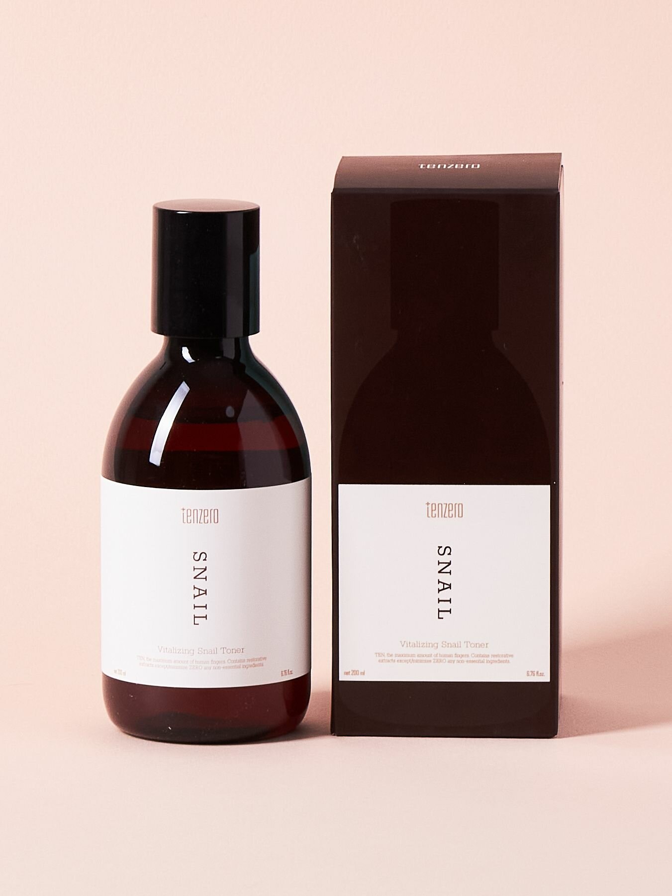 TENZERO Антивозрастной тонер с муцином улитки 200мл Vitalizing Snail Toner 2x