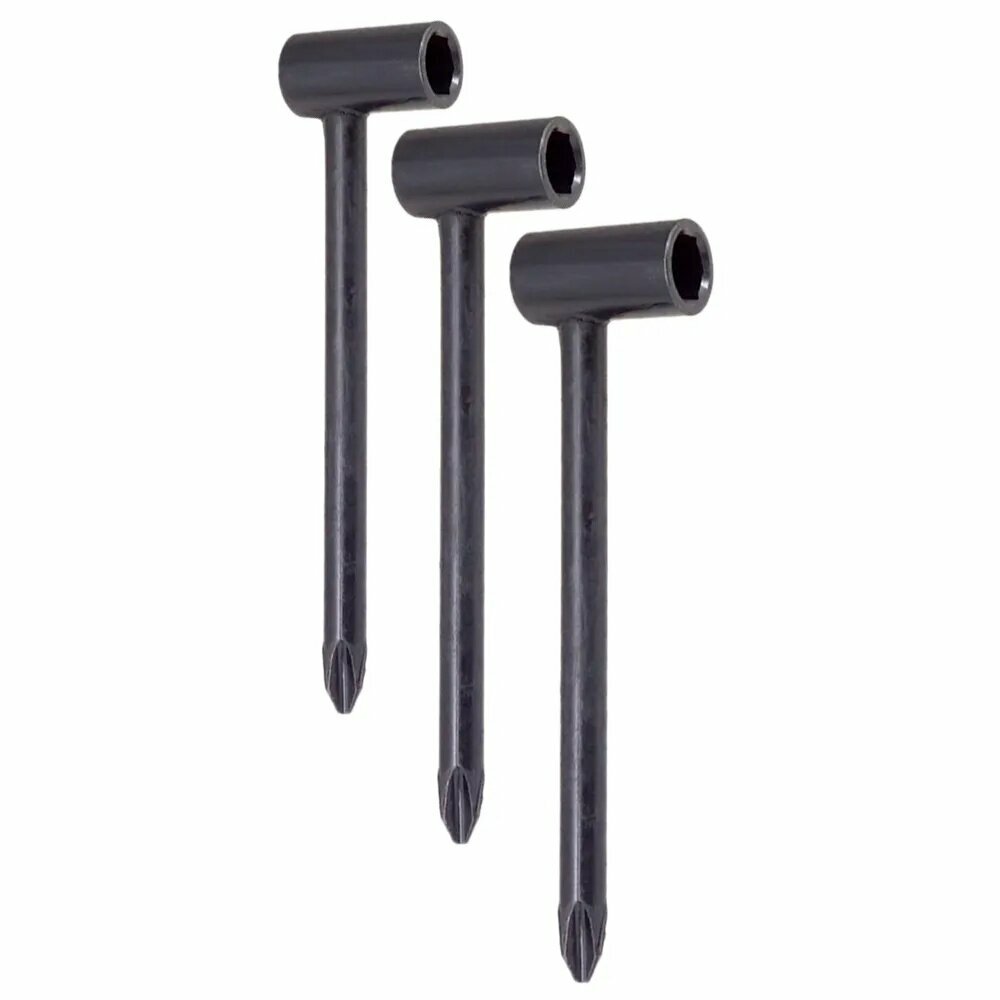 7MM/8MM/6.35MM гитарный анкерный ключ для гитарного инструмента черный