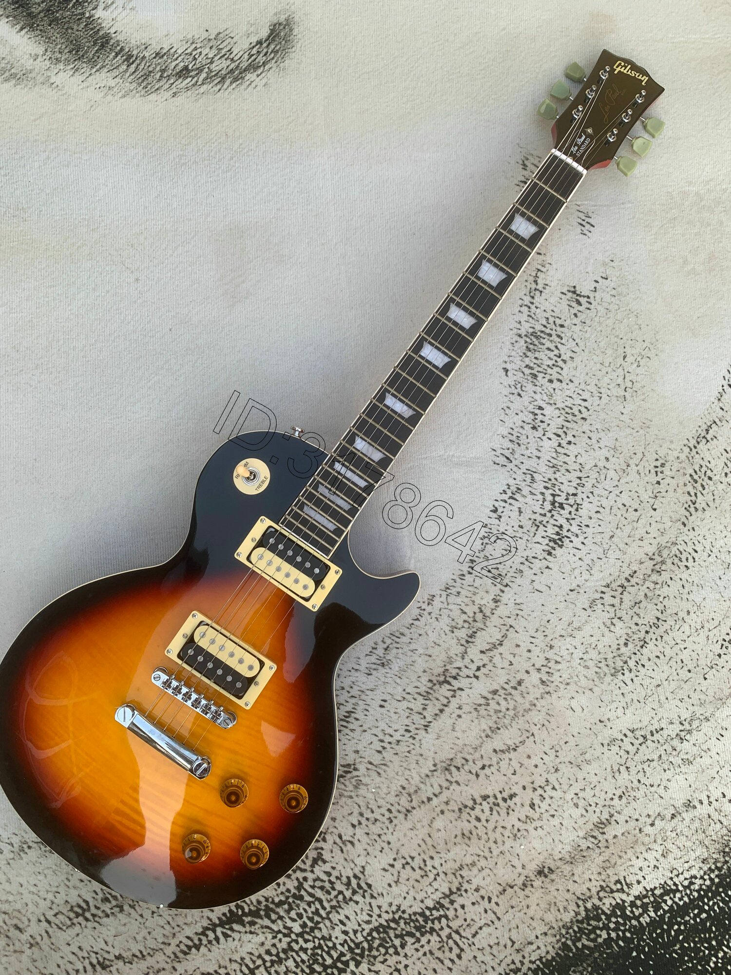Электрогитара Электроакустическая Les Paul 6-струнная, корпус Махагони 39"