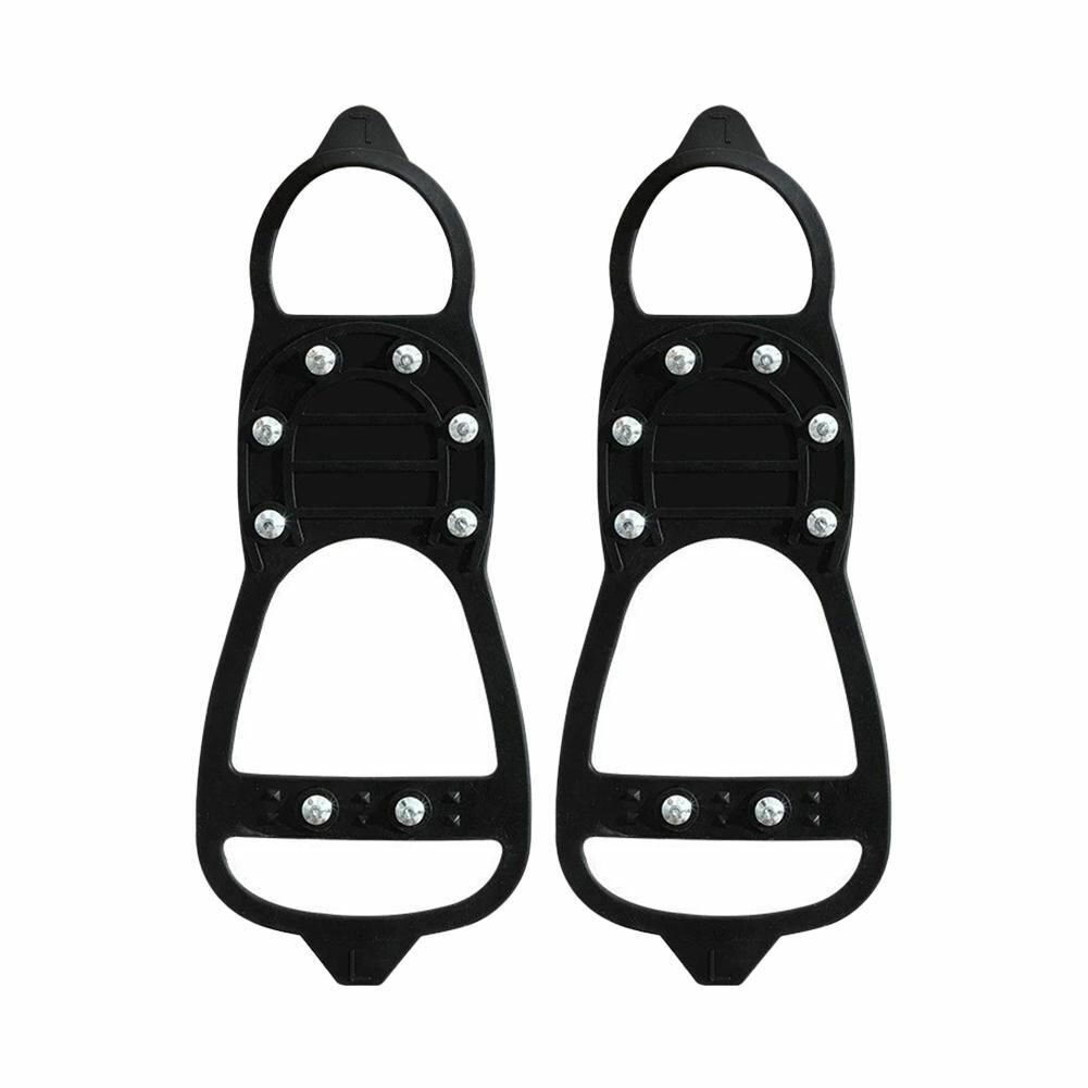 1 пара многоразовых противоскользящих спортивных бахил, 6/8 стальных шипов.